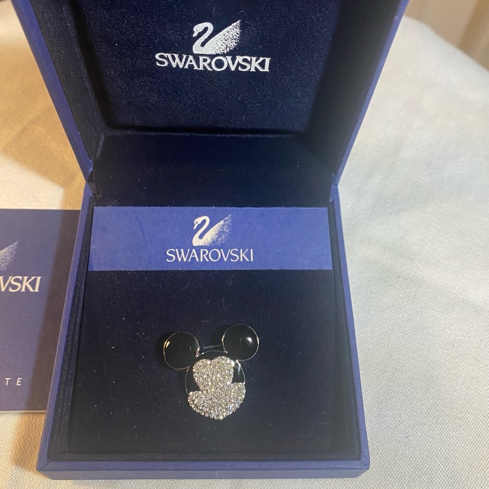 Swarovski & Disney Signed Mickey Mouse Crystal And Bl… - Gem